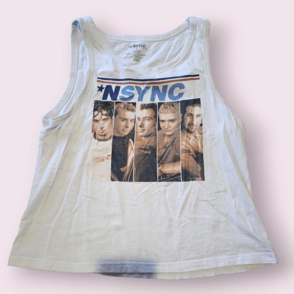 NSYNC | Tops | Nsync Band Baby Tee Tank Top | Poshmark